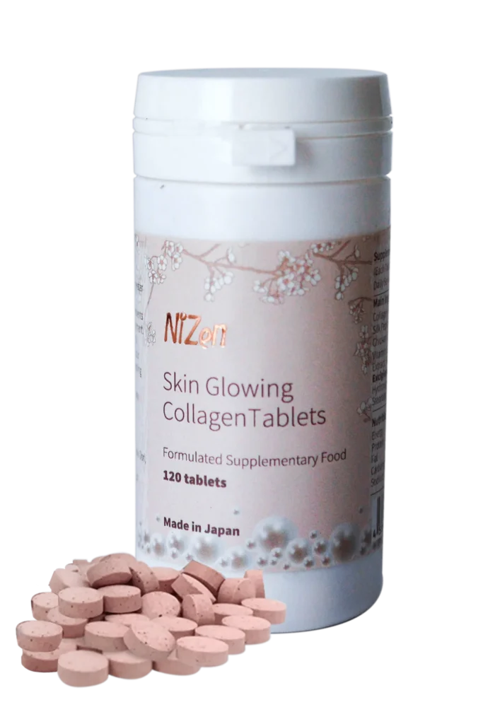 Skin Glowing Collagen Tablets | Nizen Japan